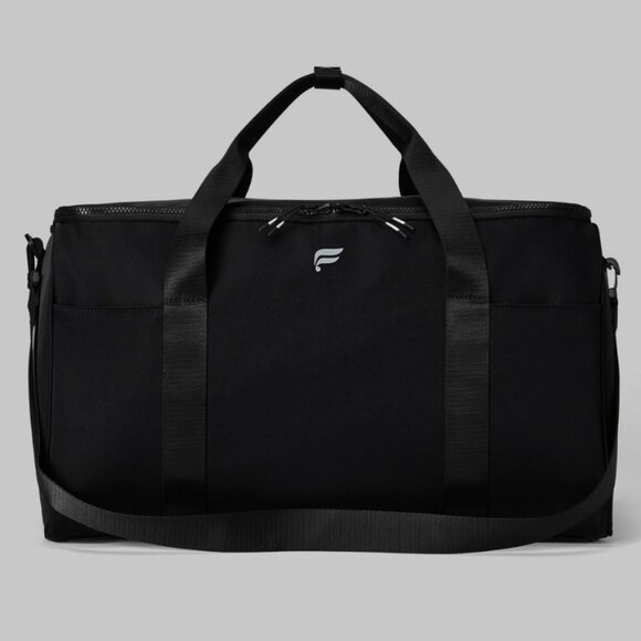 Fabletics | Bags | Fabletics Convertible Travel Bag Black Duffle Bag ...